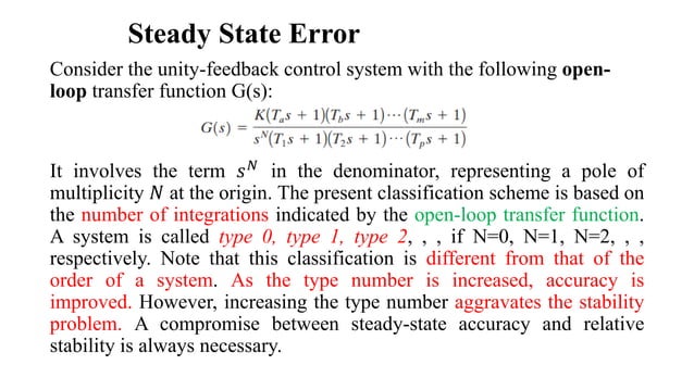 Transient and Steady State Response - Control Systems Engineering | PDF ...