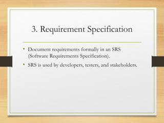Chapter 3 of Introduction to software engineering | PPTX
