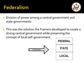 U.S. Government -- Chapter 3, Section 1 "The Six Basic Principles" of ...
