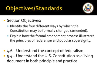 U.S. Government -- Chapter 3, Section 2 "Methods of Formal ...