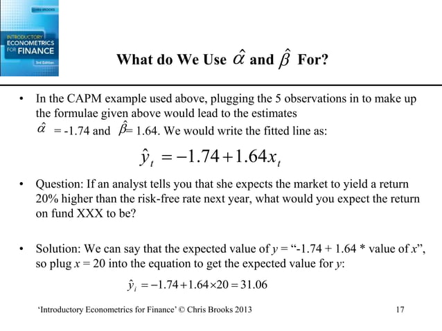 A brief overview of the classical linear regression model | PPT