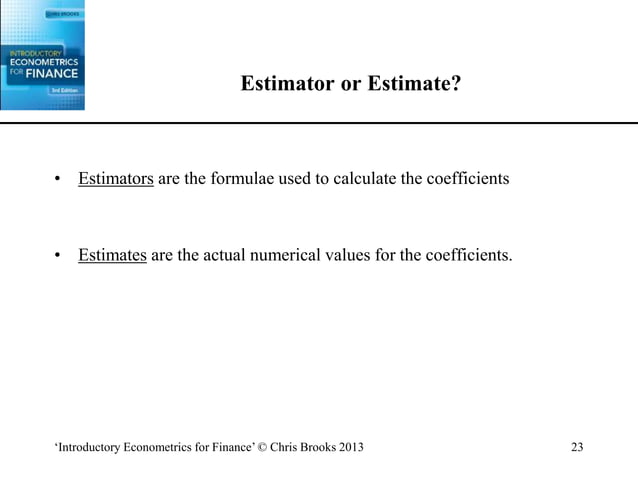A brief overview of the classical linear regression model | PPT