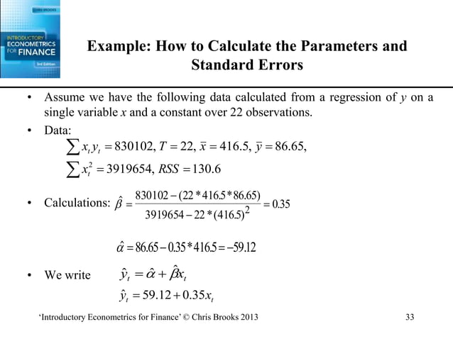 A brief overview of the classical linear regression model | PPT