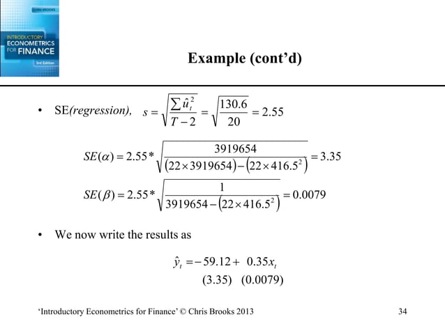 A brief overview of the classical linear regression model | PPT