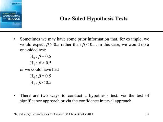A brief overview of the classical linear regression model | PPT