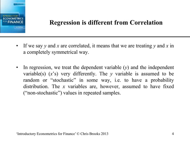 A brief overview of the classical linear regression model | PPT