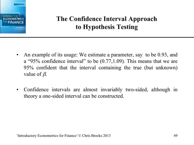 A brief overview of the classical linear regression model | PPT