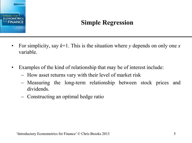 A brief overview of the classical linear regression model | PPT