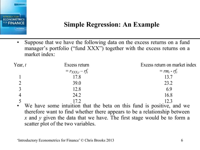 A Brief Overview Of The Classical Linear Regression Model Ppt