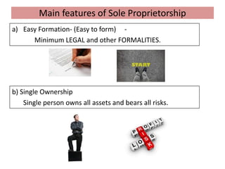 NIOS Business Studies Std X Ch 3 Sole proprietorship | PPTX