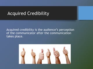 The Communicator: Objectives and Credibility | PPT
