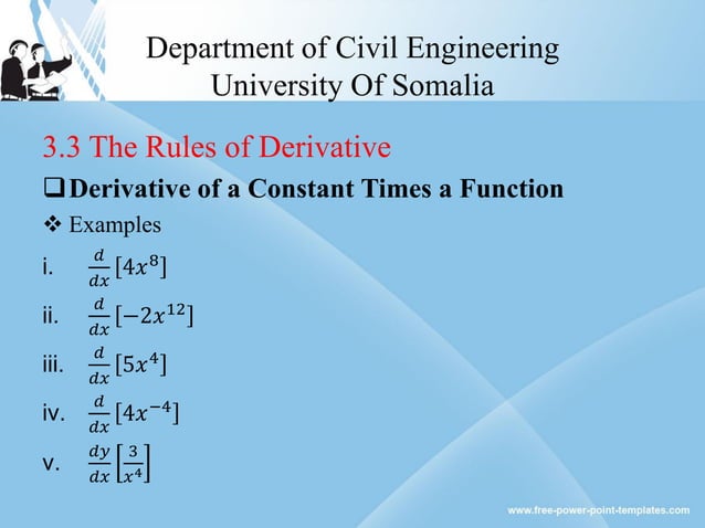 Ch 3 the derivative | PPT