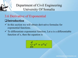 Ch 3 the derivative | PDF