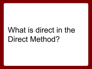 Ch 3 the direct method | PPT