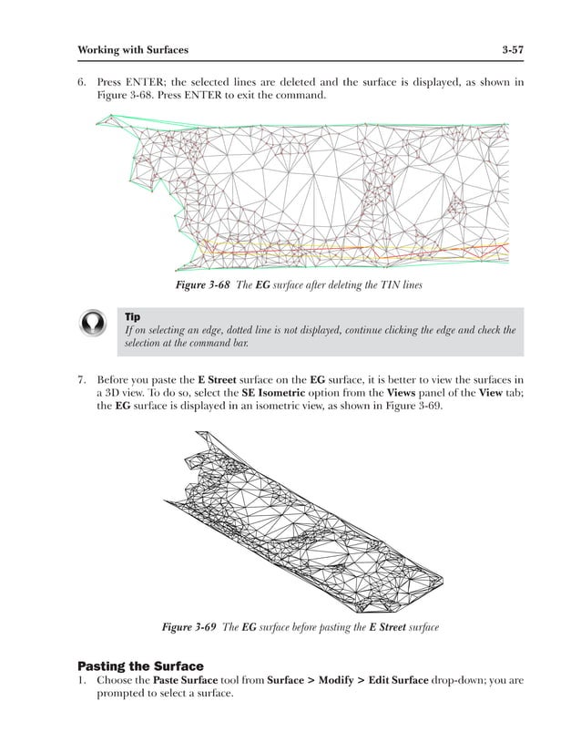 Surface Pasting using Civil 3D tools and various theories | PDF