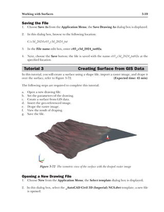 Surface Pasting using Civil 3D tools and various theories | PDF
