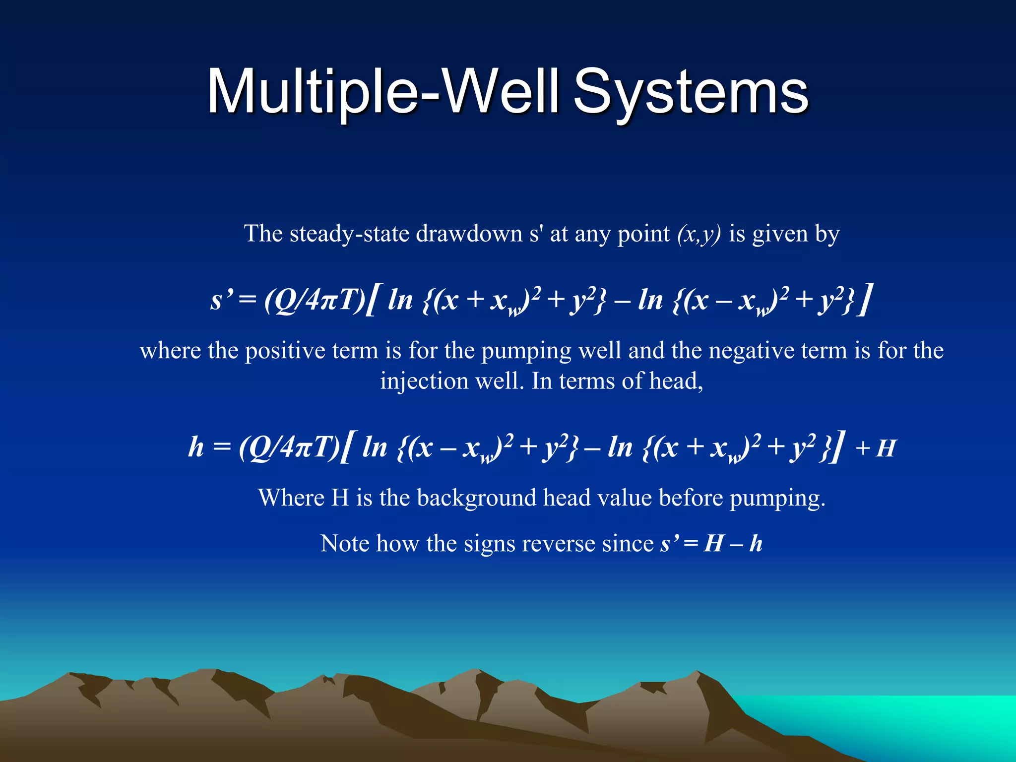 Well Hydraulics (Lecture 1) | PPT