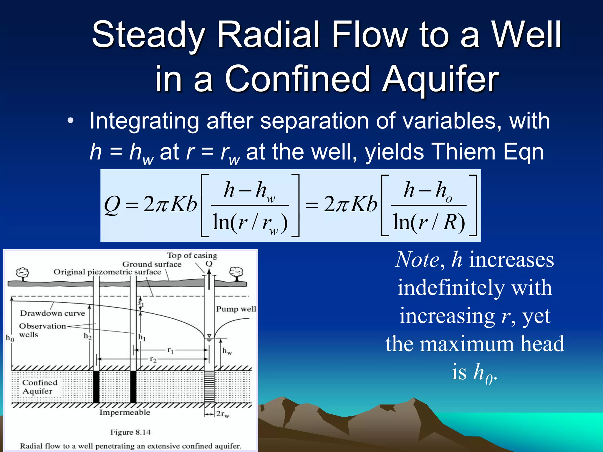 Well Hydraulics (Lecture 1) | PPT