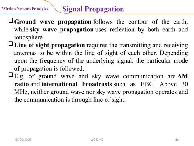 CH3 Wireless Network Principle in wireless Communication.pptx