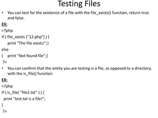 Ch3(working with file) | PPTX | Operating Systems | Computer Software and Applications