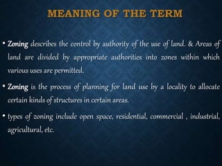 Ch 3 zoning | PPTX