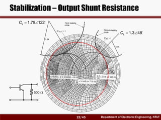 RF Circuit Design - [Ch4-1] Microwave Transistor Amplifier | PDF