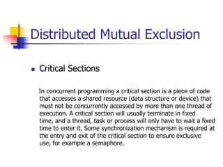 dos mutual exclusion algos | PPT