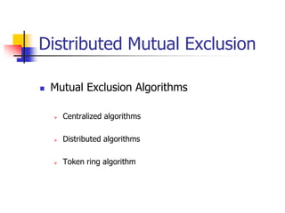 dos mutual exclusion algos | PPT