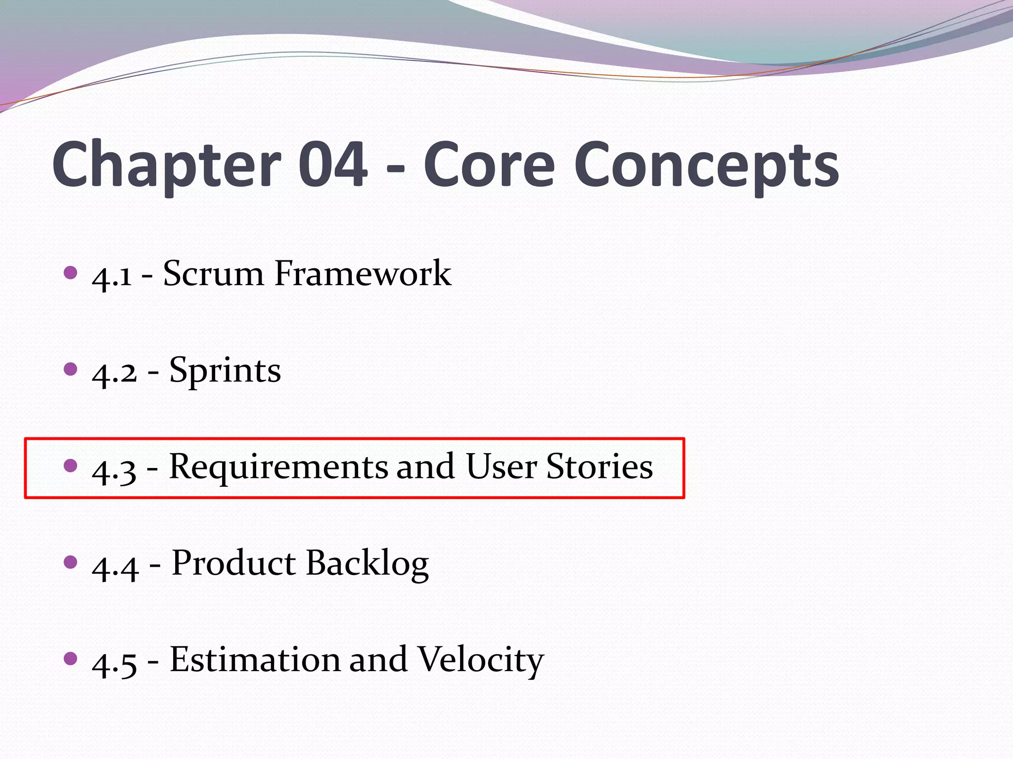 Scrum - Requirements and User Stories | PPTX