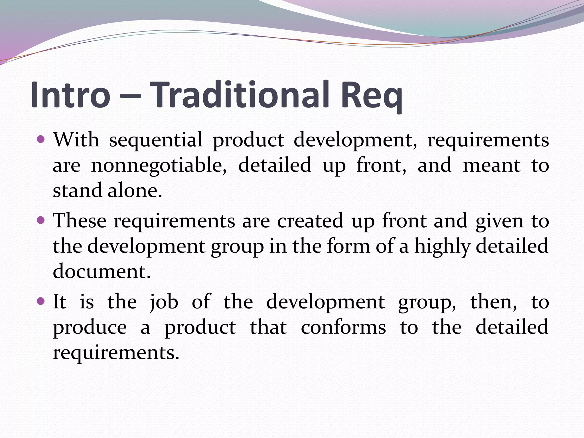 Scrum - Requirements and User Stories | PPTX