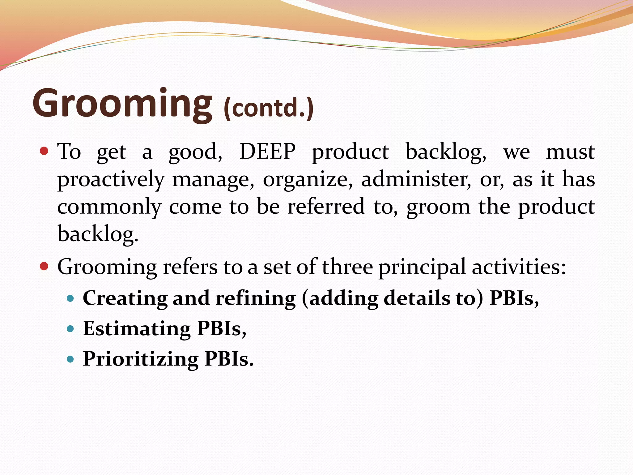 Scrum - Product Backlog | PPTX