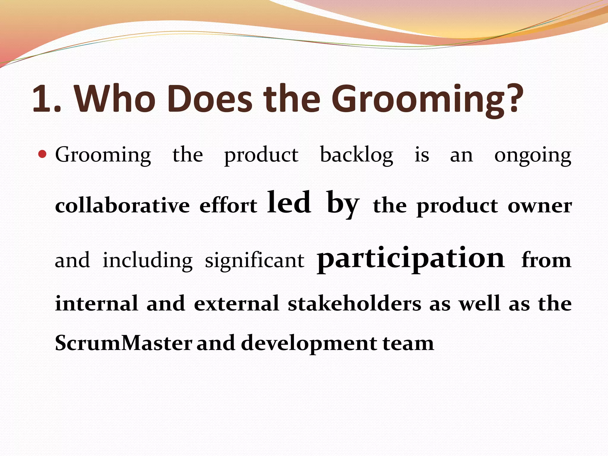 Scrum - Product Backlog | PPTX