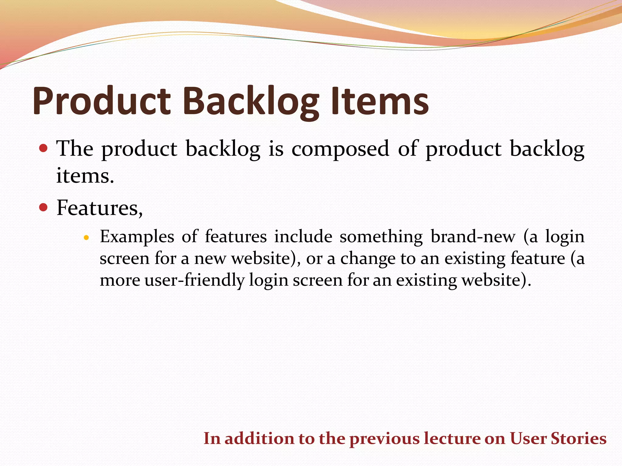Scrum - Product Backlog | PPTX