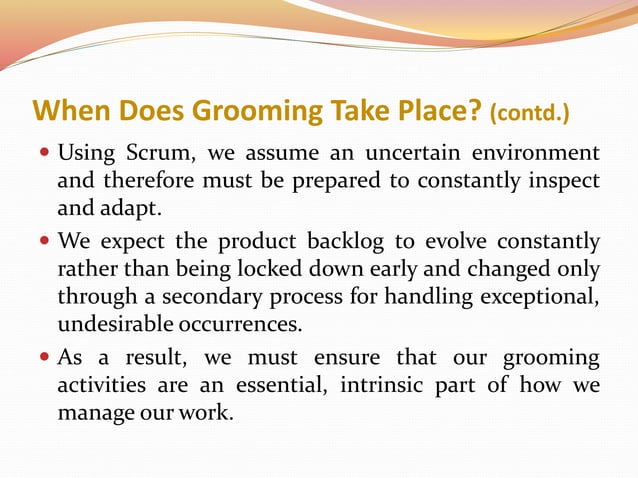 Scrum - Product Backlog | PPTX | Technology & Computing