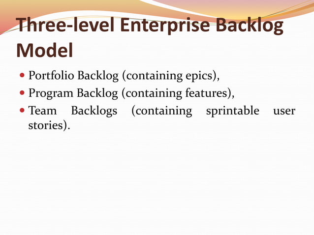 Scrum - Product Backlog | PPTX | Technology & Computing