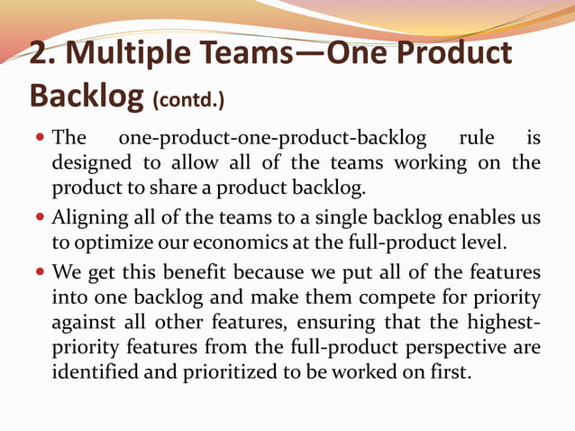 Scrum - Product Backlog | PPTX | Technology & Computing