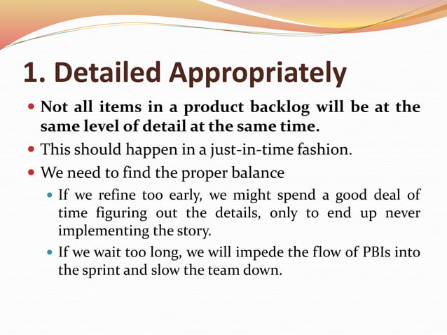 Scrum - Product Backlog | PPTX | Technology & Computing