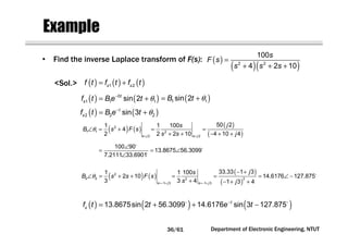 Circuit Network Analysis - [Chapter4] Laplace Transform | PDF