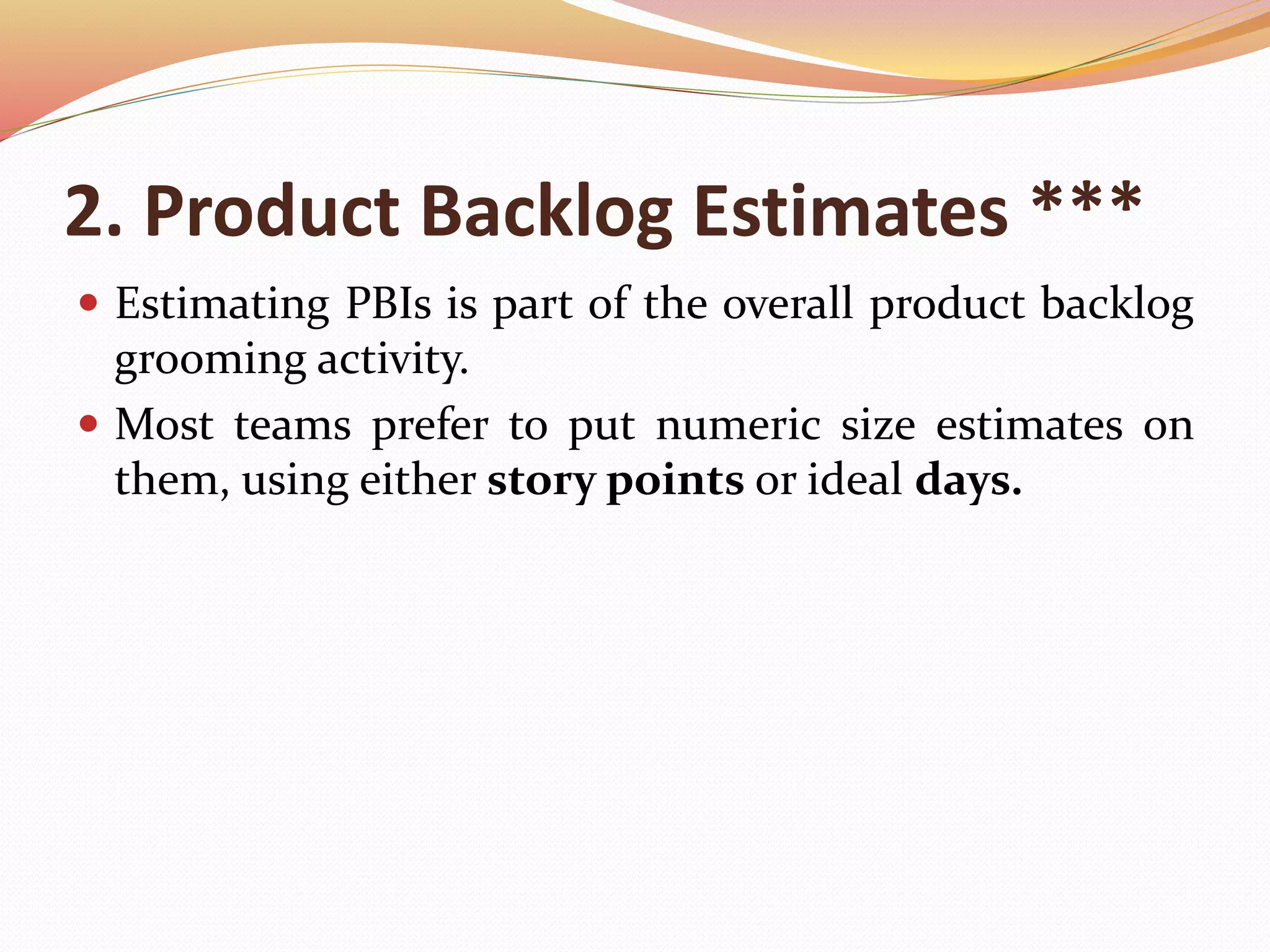 Estimation and Velocity - Scrum Framework | PPTX