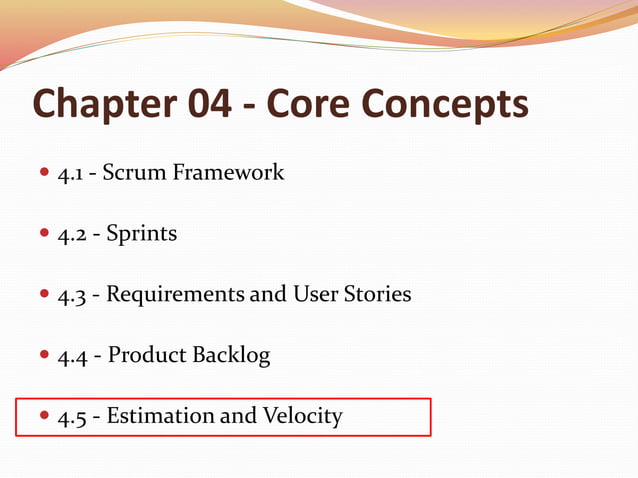 Estimation and Velocity - Scrum Framework | PPTX