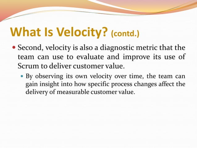 Estimation and Velocity - Scrum Framework | PPTX