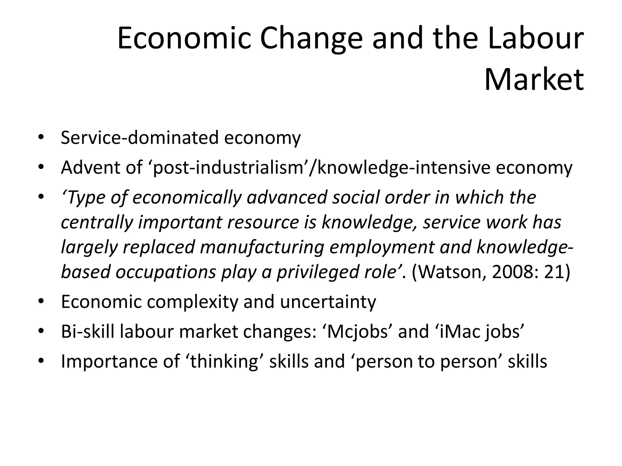 Ch 4. the labour market context of hrm | PPTX