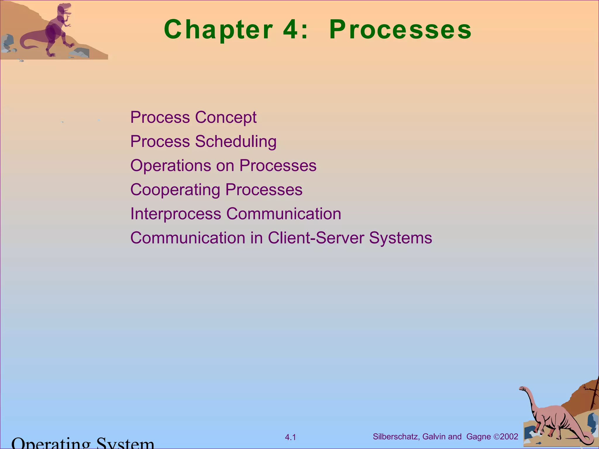 Ch4: Processes (OS) | PPT