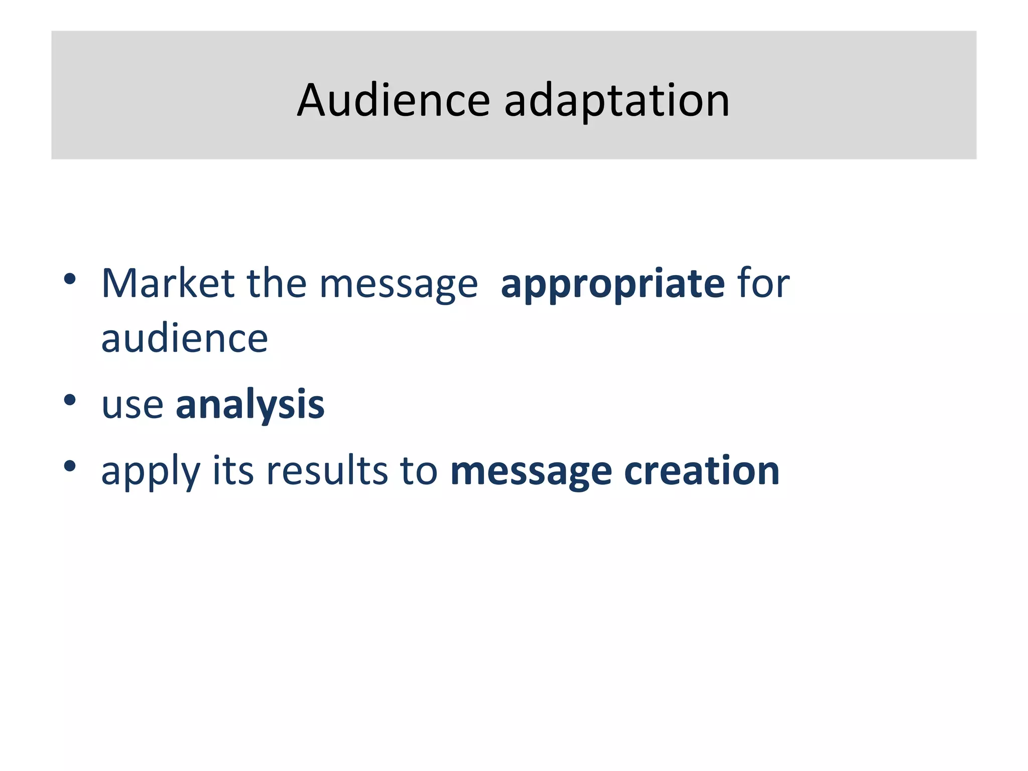 Ch4. analyzing the audience | PPT