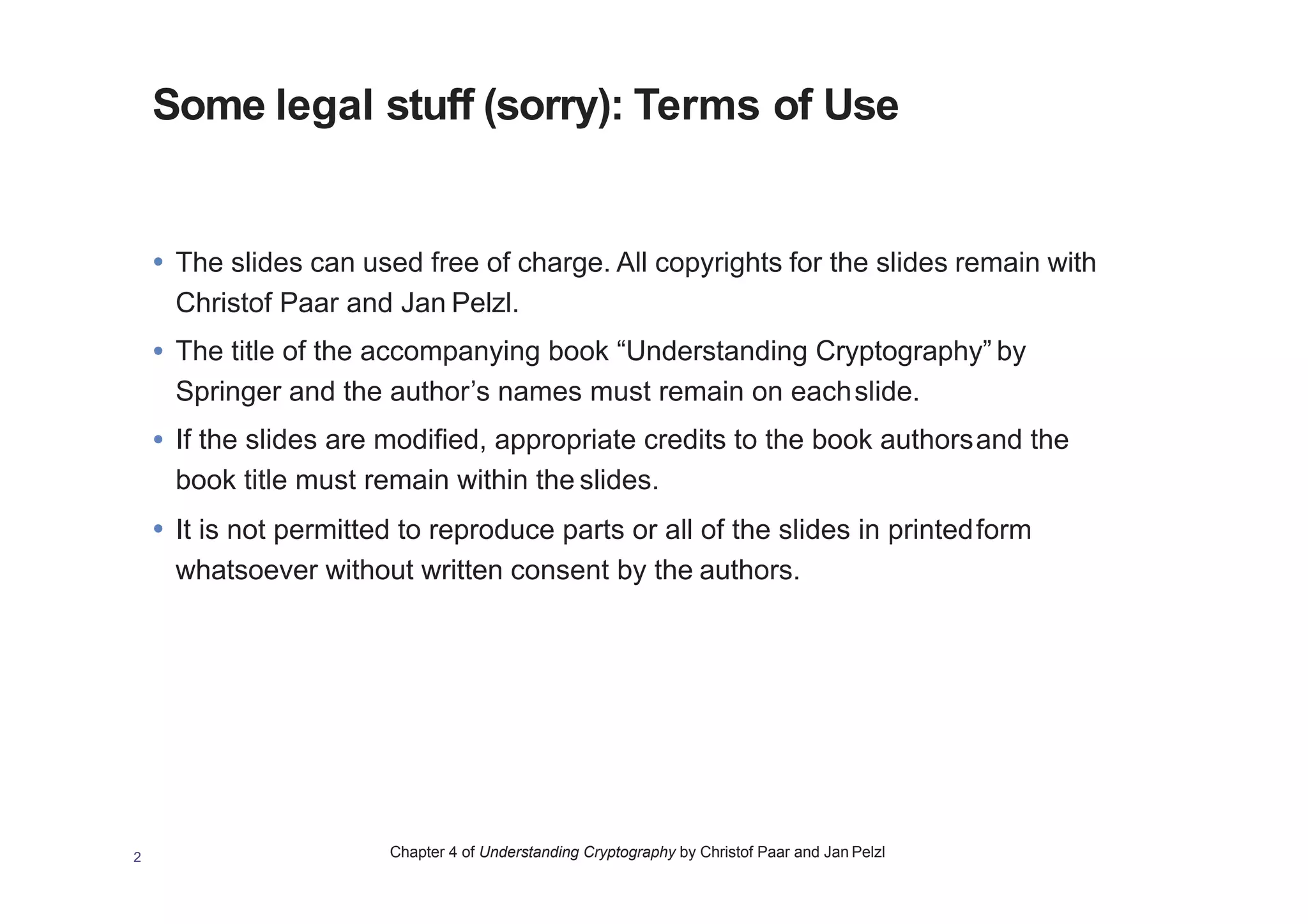 4. The Advanced Encryption Standard (AES) | PDF