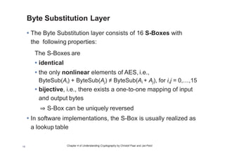 4. The Advanced Encryption Standard (AES) | PDF