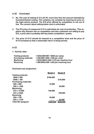 Chapter 4 Activity Based Product Costing | PDF