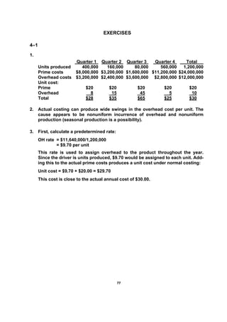 Chapter 4 Activity Based Product Costing | PDF