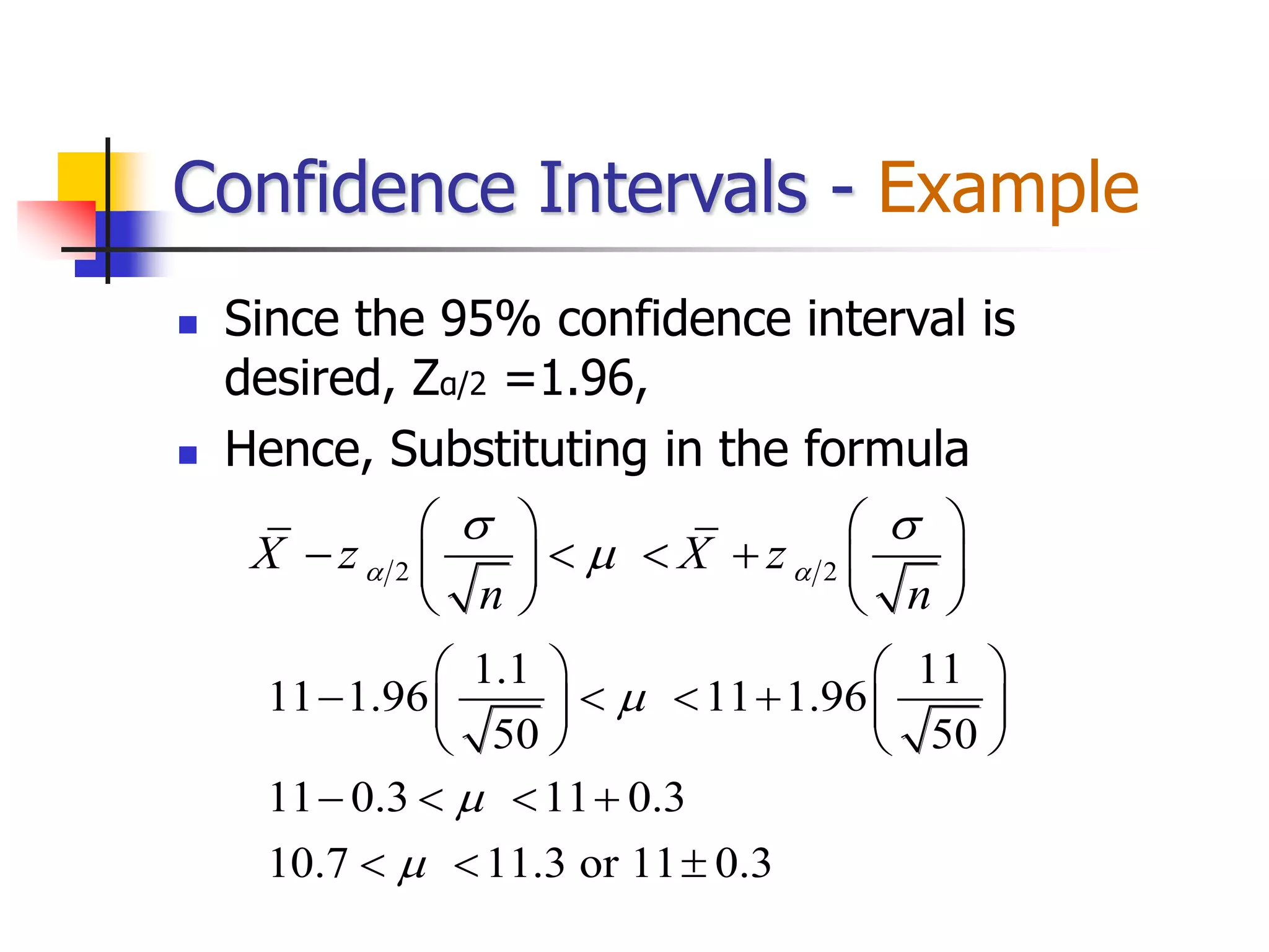 Ch4 Confidence Interval | PPT