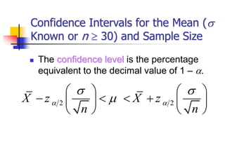 Ch4 Confidence Interval | PPT